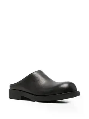 MAISON MARGIELA Biker Leather Mules - Black