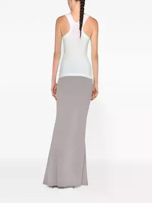 Norma Kamali Obie Fishtail-hem Maxi Skirt