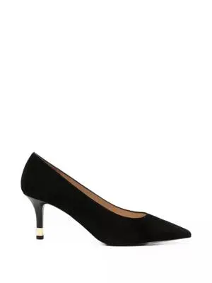 Furla Pointed-toe Suede Pumps - Black