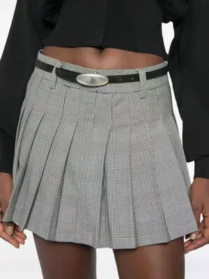 WRSTBHVR Nuria Check Pleated Skirt
