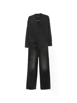 HAIKURE Janice Buttoned Jumpsuit - Grey