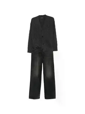 HAIKURE Janice Faded Effect Jumpsuit - Grey
