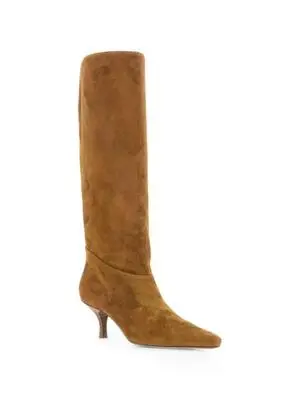 Paris Texas Rose 60 Suede Pointed-toe Boots