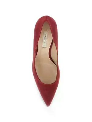 Casadei Pointed-toe Suede Pumps