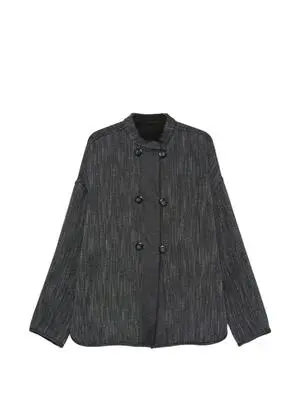 Emporio Armani Double-breasted Herringbone Jacket