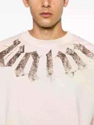 Palm Angels Big Neck Logo Printed T-shirt