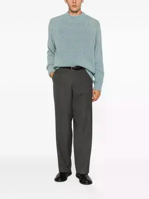 DOPPIAA Chunky Knit Crew Neck Sweater