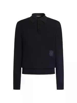 Dolce & Gabbana Virgin Wool Polo Shirt