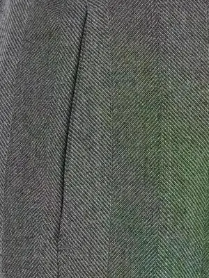 PT TORINO Herringbone-pattern Wide-leg Trousers