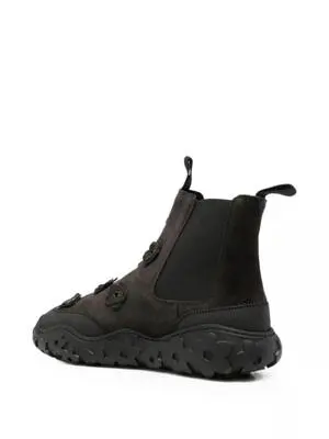 Cecilie Bahnsen Floral Appliqué Suede Ankle Boots