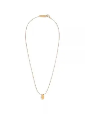 Isabel Marant Étoile Tone Brass Teardrop Pendant Necklace
