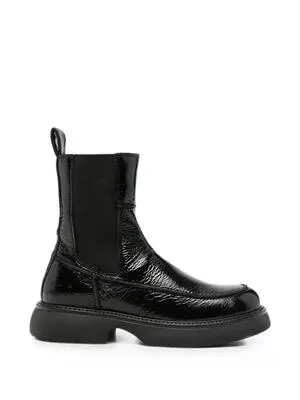 COPENHAGEN  Patent Leather Ankle Boots