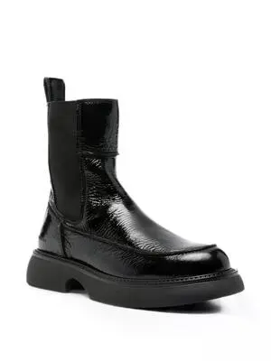 COPENHAGEN  Patent Leather Ankle Boots