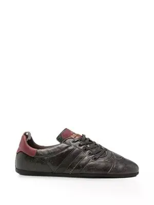 VIVIENNE WESTWOOD Drunken Trainer Leather Sneakers - Black