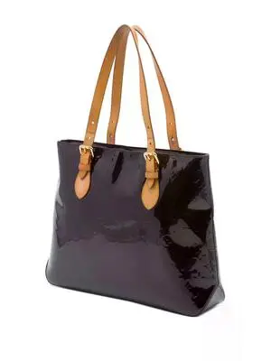 LOUIS VUITTON Monogram Vernis Brentwood Tote Bag - Purple