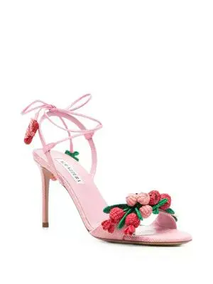 AQUAZZURA Botanica Tie-fastening Sandals