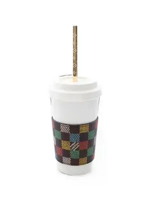 LOUIS VUITTON 2010s Damier Cup And Straw