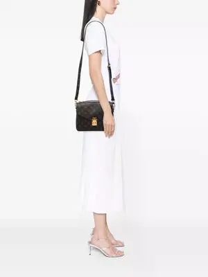 LOUIS VUITTON 2017 Monogram Pochette Metis Satchel