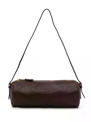 Miu Miu 2010-2026 Nappa Aviator Shoulder Bag - Brown
