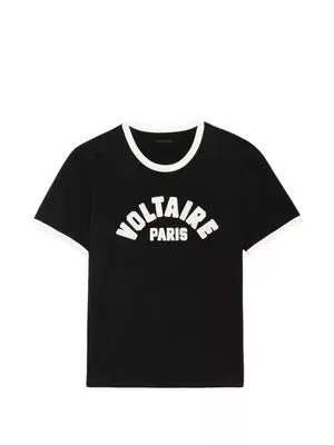 Zadig&Voltaire Logo-print Ringer T-shirt - Black