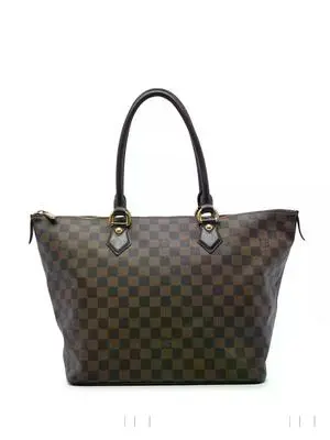 LOUIS VUITTON Damier Ebene Saleya Mm Tote Bag