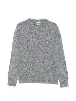 DOPPIAA Marl Knit Crewneck Sweater - Grey