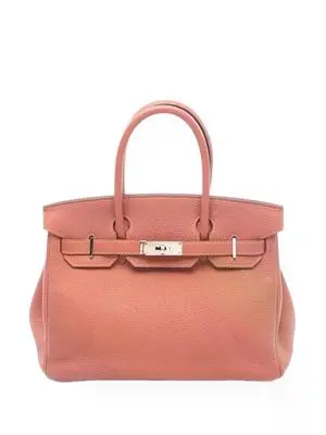 Hermès 2013 Togo Birkin Retourne 30 Handbag - Pink