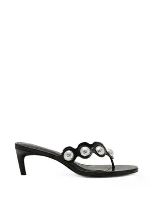 Cult Gaia Anora Sandals - Black