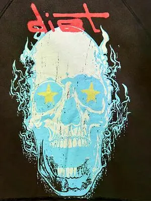 STADIUM GOODS Skull-print Half-sleeve Sweatshirt