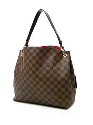 LOUIS VUITTON 2018 Damier Ebene Graceful Pm Shoulder Bag