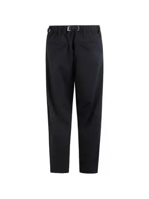 WHITE SAND Belted Pleated Trousers