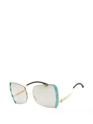 IC! BERLIN Geometric Frame Sunglasses