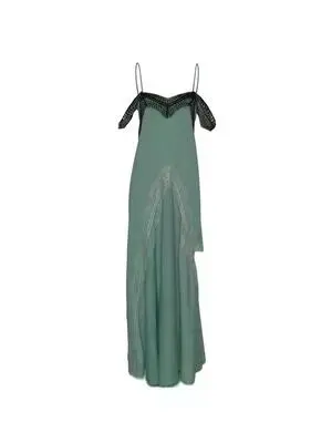 Christopher Esber Lace-trim Midi Dress