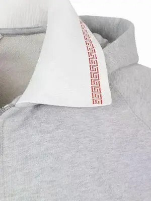 Versace Greca-detail Logo-embroidered Hoodie