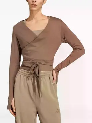 Adidas 3-stripes Studio Wrap Top