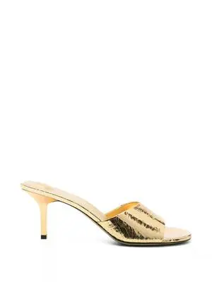 Jacquemus Heeled Sandals - Gold