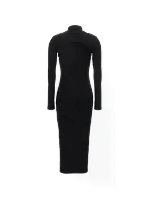 Off-White Off Stamp Cut-out Midi Dress