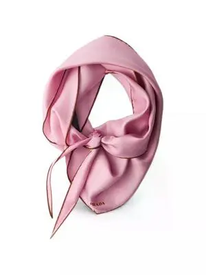Prada Printed Twill Scarf