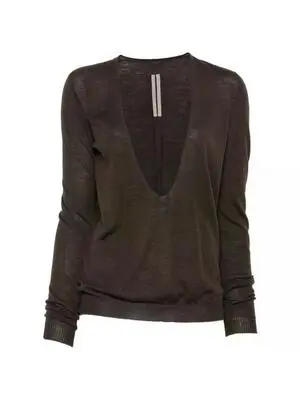 RICK OWENS Rick Owens V-Neck Sweater