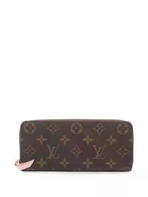 LOUIS VUITTON Monogram Clemence Wallet - Brown