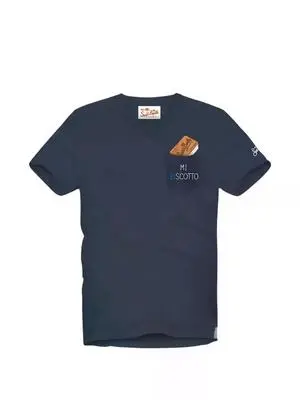 MC2 SAINT BARTH Graphic-print T-shirt - Blue