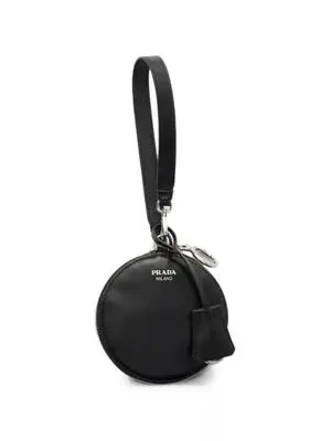 Prada Re-nylon And Leather Foldable Mini-bag