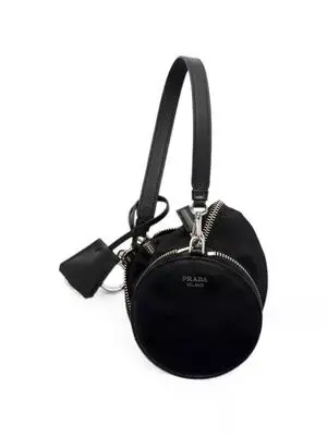 Prada Re-nylon And Leather Foldable Mini-bag