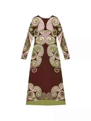 La DoubleJ Slinky Mini Swing Dress - Brown