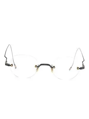 Thom Browne Round-frame Glasses - Black