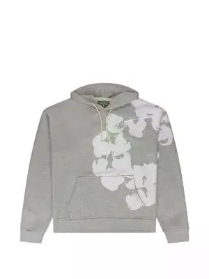 DENIM TEARS Jumbo Wreath Long-sleeve Hoodie - Grey