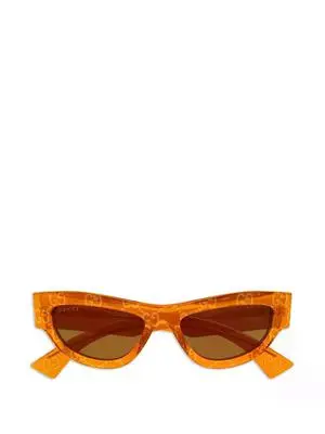 Gucci Monogram Sunglasses - Orange