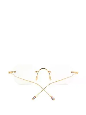 Thom Browne Rimless Geometric-frame Glasses
