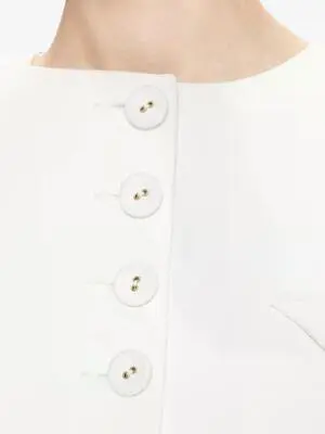 NISSA Buttoned Cropped Jacket