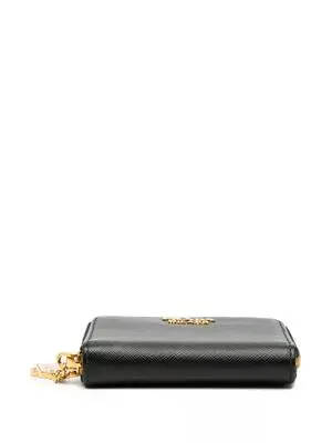 Prada 2013-2026 Saffiano Zip Around Coin Pouch